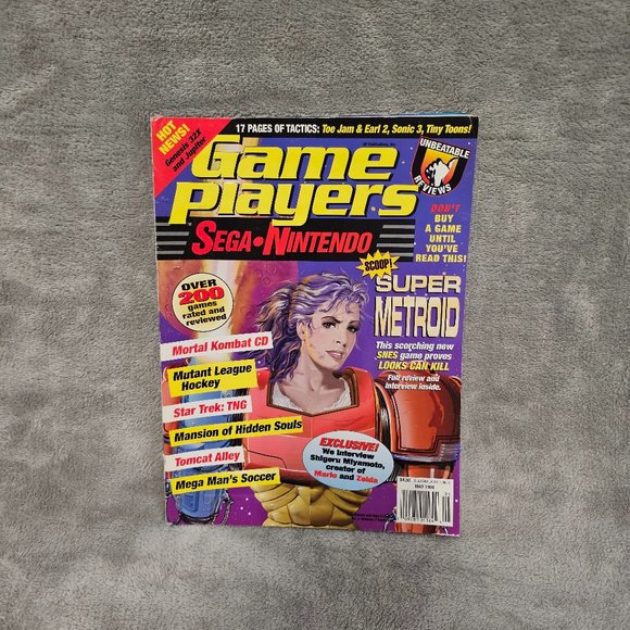 Game Players | Games | Vintage Game Players Magazine Sega Nintendo May ...